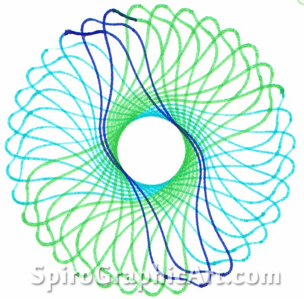 Shaped Wheels: The Triangle with Ring 150/105 - SpiroGraphicArt