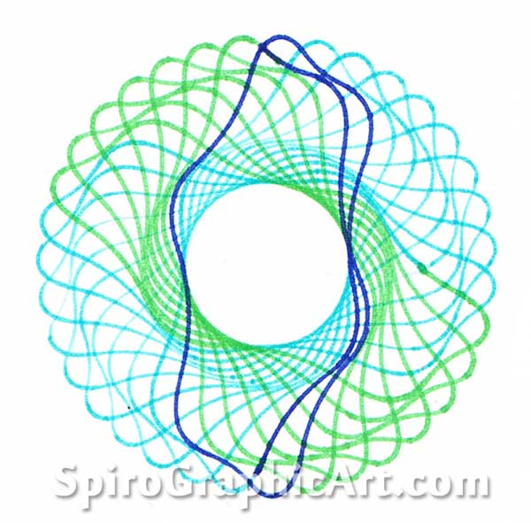 Shaped Wheels: The Triangle with Ring 150/105 - SpiroGraphicArt