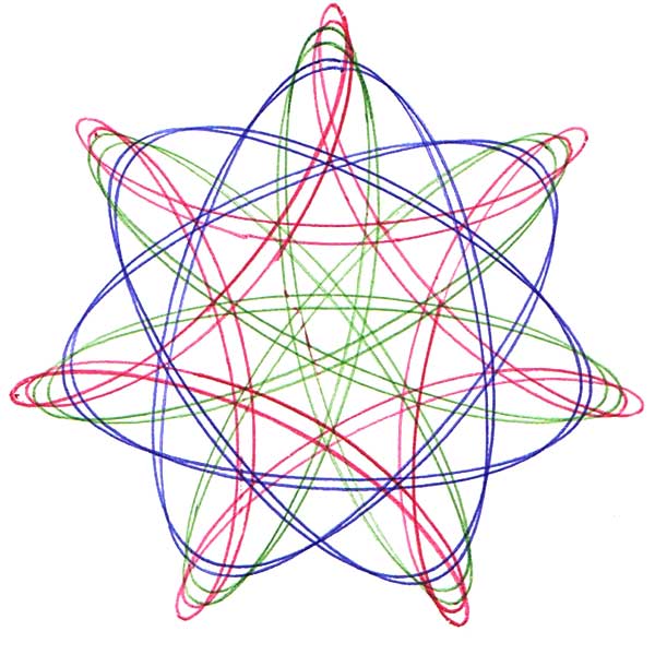 More 7 Pointed Designs Spirographicart