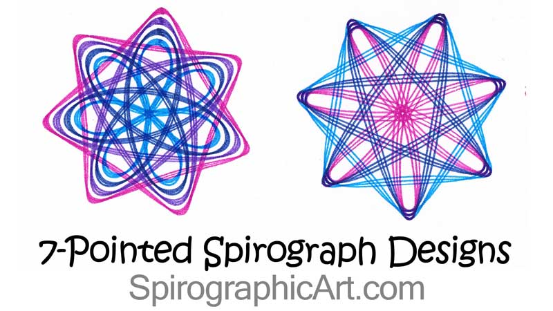 Video On Drawing 7 Pointed Spirograph Designs Spirographicart